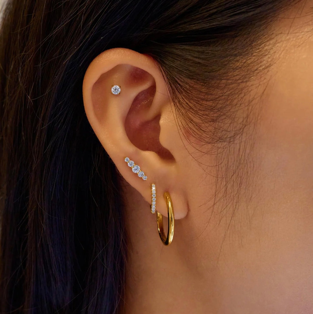 Ania Haie Gold Bar Barbell Single Earring E070-06G – 7-Degree & Co.